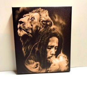 ALFACONCEPT ART | Other | Bob Marley The Lion Canvas Wall Art | Poshmark
